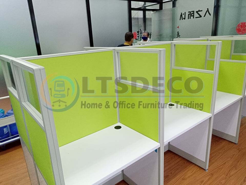 call center table office partition furniture, Furniture & Home Living ...