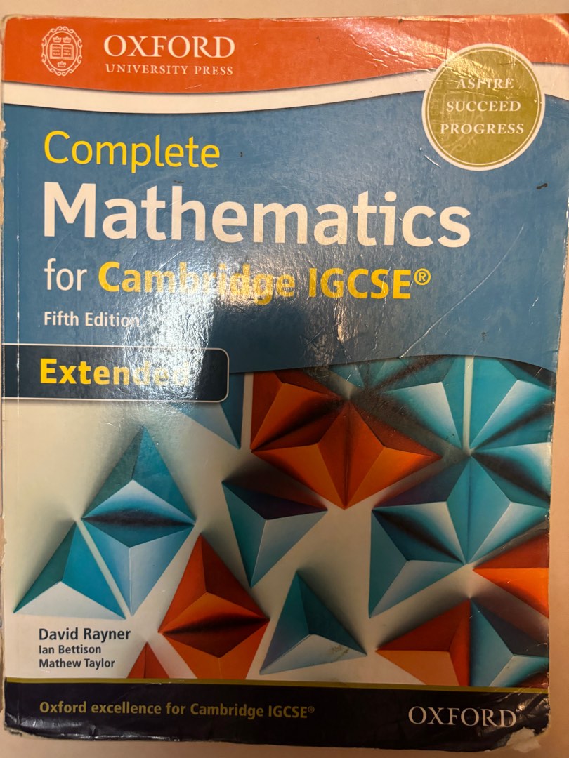 Cambridge IGCSE mathematics extended book, Hobbies & Toys, Books ...
