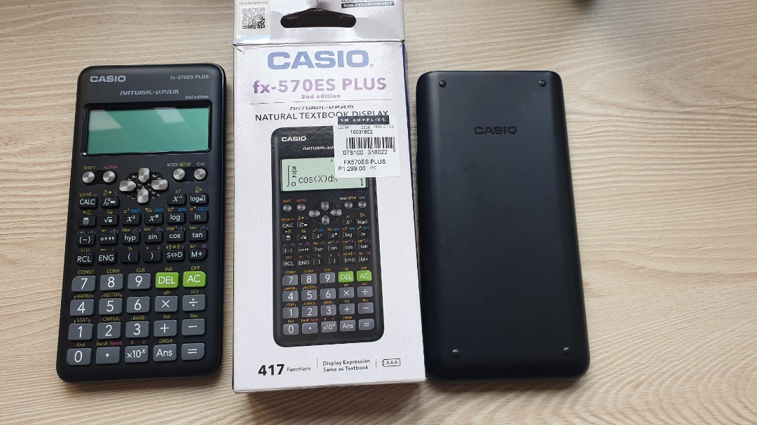 Casio Fx-570ES Plus 2nd Edition Calculator, Computers & Tech, Office ...
