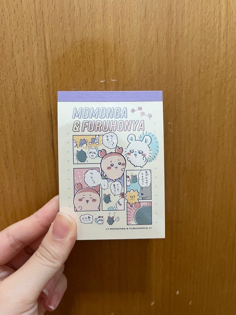 Chiikawa Mini Memo 日本製紙Usagi 小兔兔 x Shisa 、Momonga小桃 x Furuhonya 古本屋、Rakko, 興趣及遊戲, 手作＆自家設計, 文具 ...