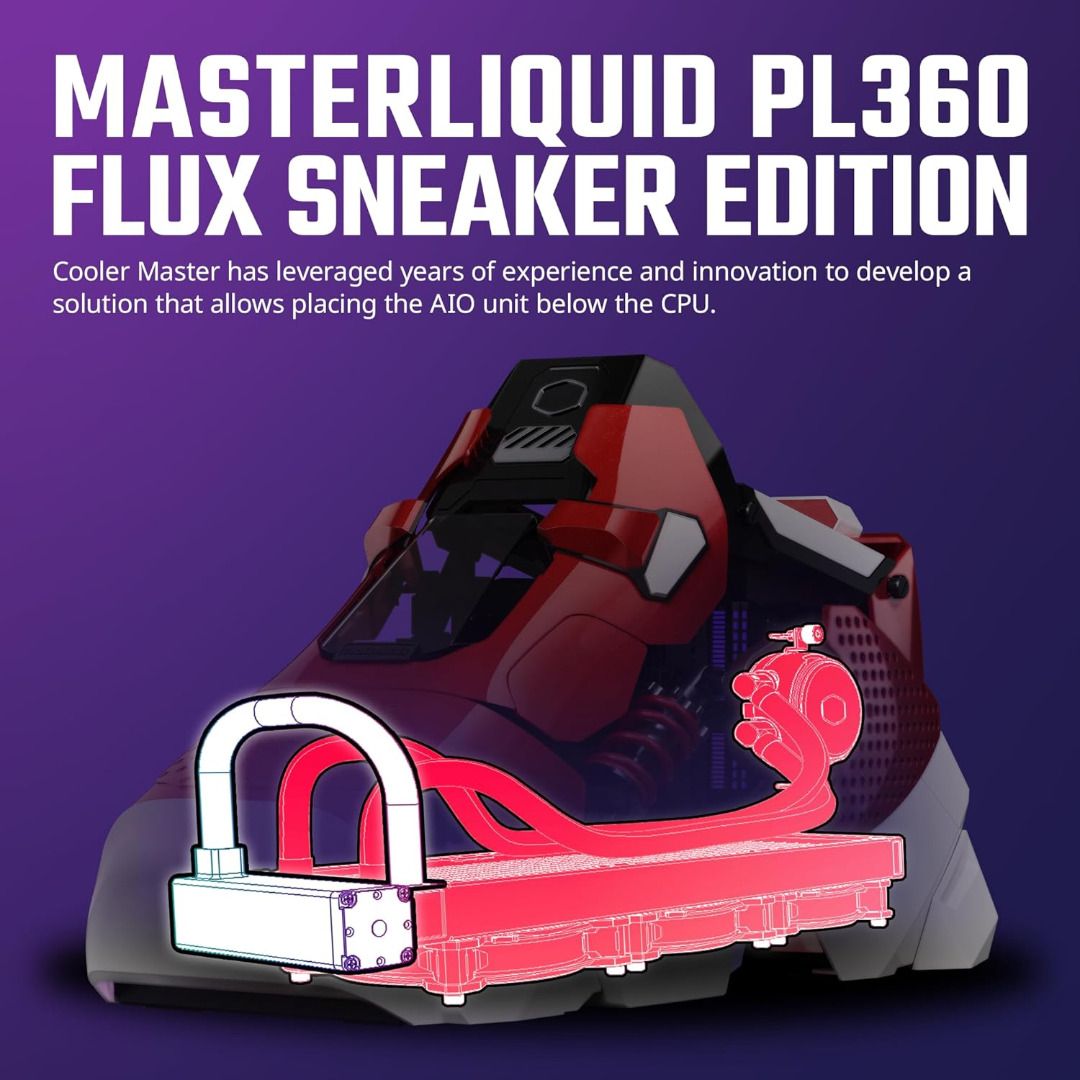 Cooler Master Sneaker X Classic Red Special Edition Kit w/ AIO, PSU ...