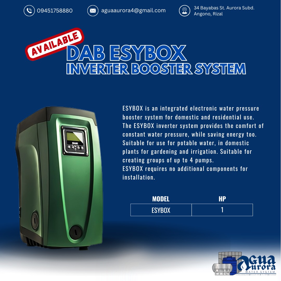 DAB ESYBOX INVERTER BOOSTER PUMP, Furniture & Home Living, Gardening ...
