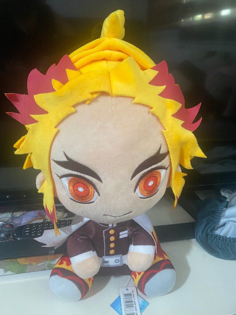 Demon slayer KNY Rengoku Hashira Plush Soft Toy, Hobbies & Toys, Toys ...