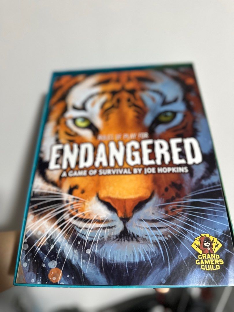 RARE Endangered Board Game with New Species Expansion, Hobbies & Toys ...
