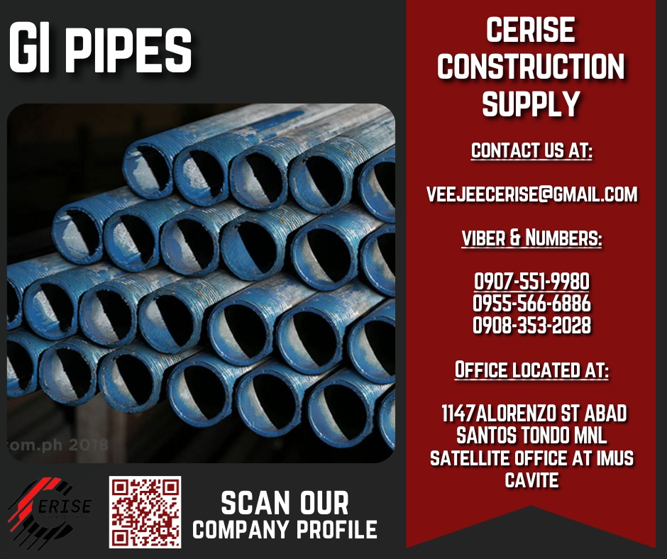 GI PIPES, Commercial & Industrial, Construction & Building Materials on ...