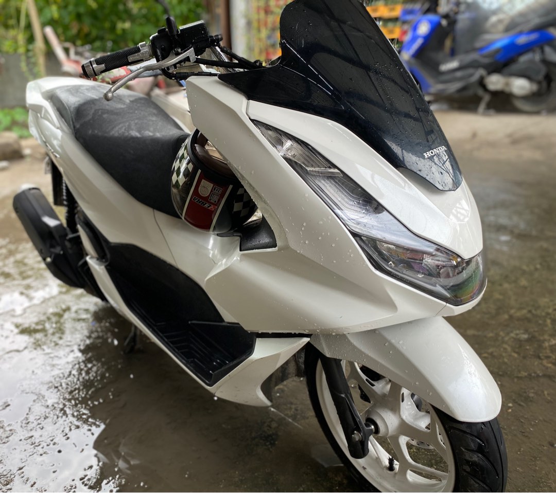 HONDA PCX 160 CBS WHITE, Motorbikes, Motorbikes for Sale on Carousell
