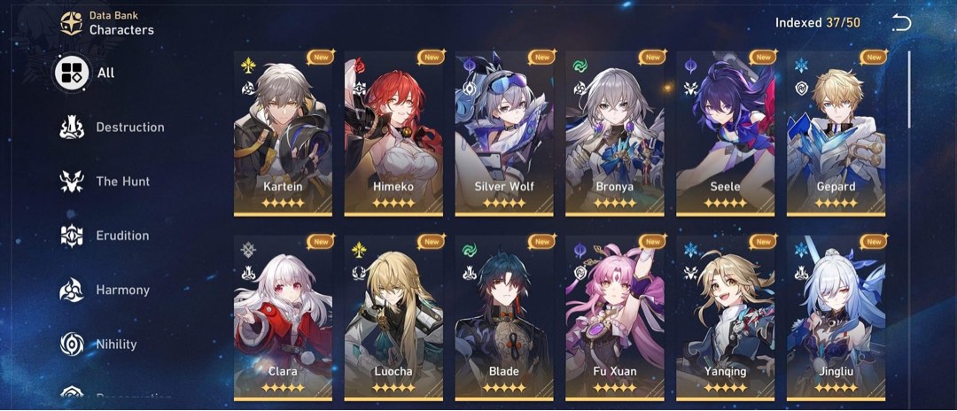 Honkai star rail END GAME ACCOUNT JINGLIU TEAM+ACHERON PREMIUM+FIREFLY ...