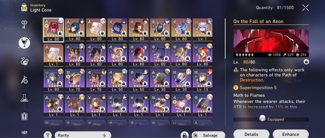 Honkai star rail END GAME ACCOUNT JINGLIU TEAM+ACHERON PREMIUM+FIREFLY ...