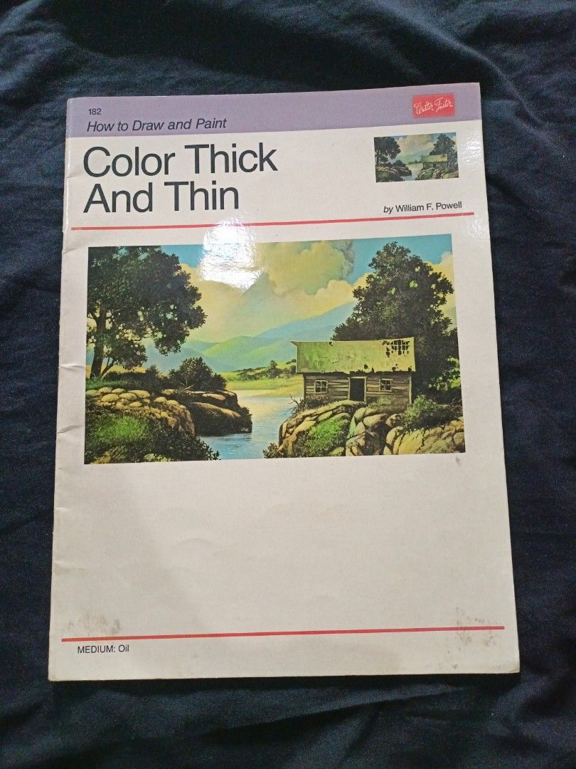 How to draw and paint color thick and thin, Buku & Alat Tulis, Buku di ...