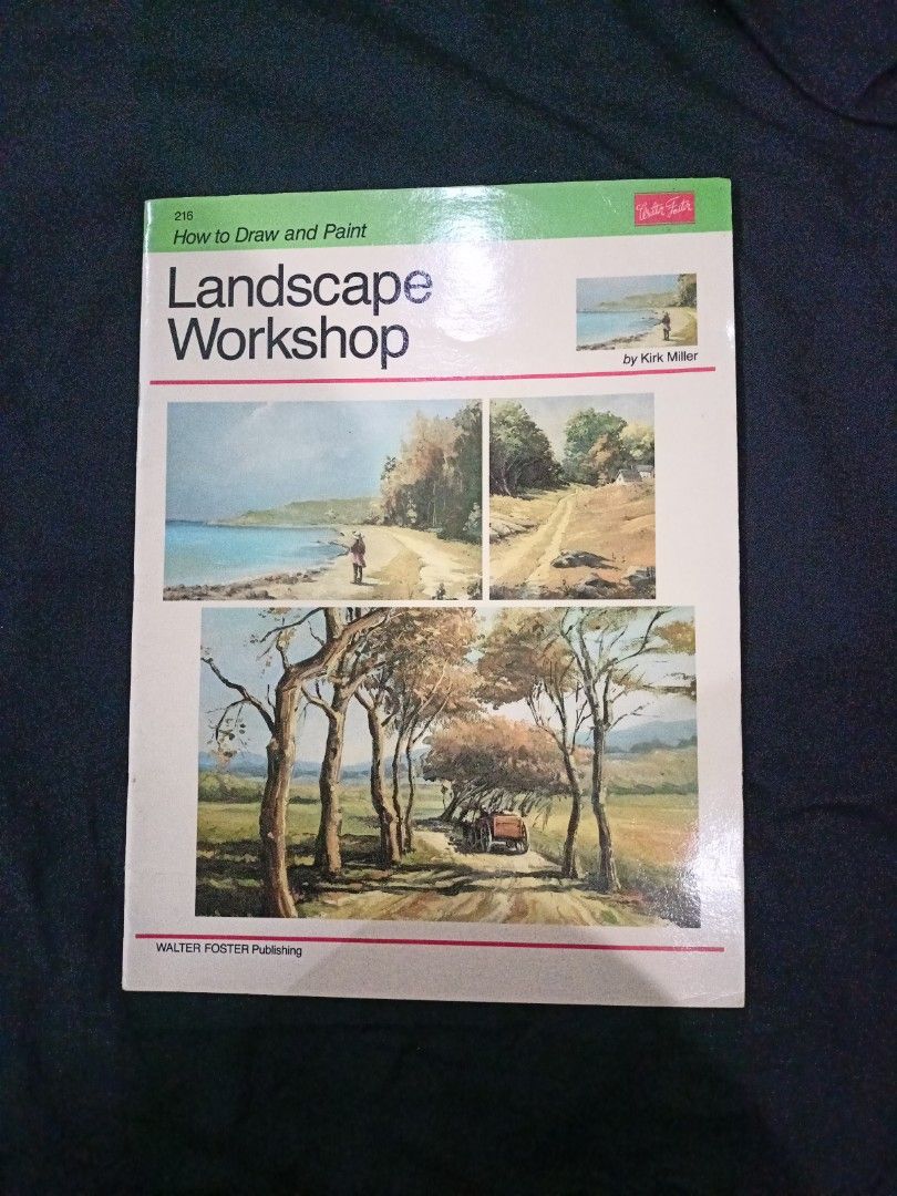 How to draw and paint Landscape and Workshop, Buku & Alat Tulis, Buku ...