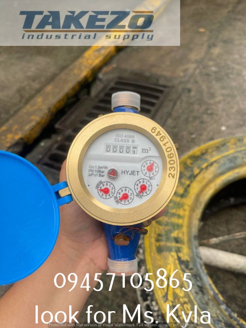 Hyjet Water Meter, Commercial & Industrial, Construction Tools ...