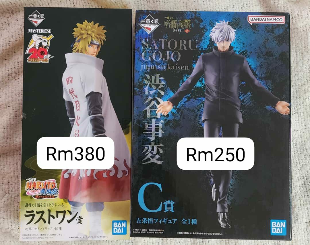 Combo Ichiban kuji minato naruto gojo jujutsu kaisen, Hobbies & Toys ...
