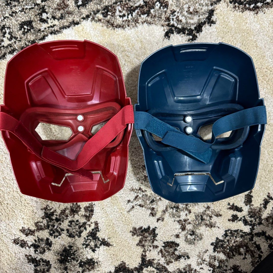 Iron Man Mask and Iron Patriot Mask Habro, Hobbies & Toys, Toys & Games ...