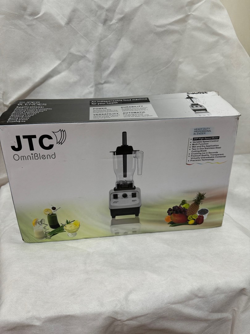JTC OmniBlend 1 (TM 767B) Heavy Duty Blender, TV & Home Appliances ...