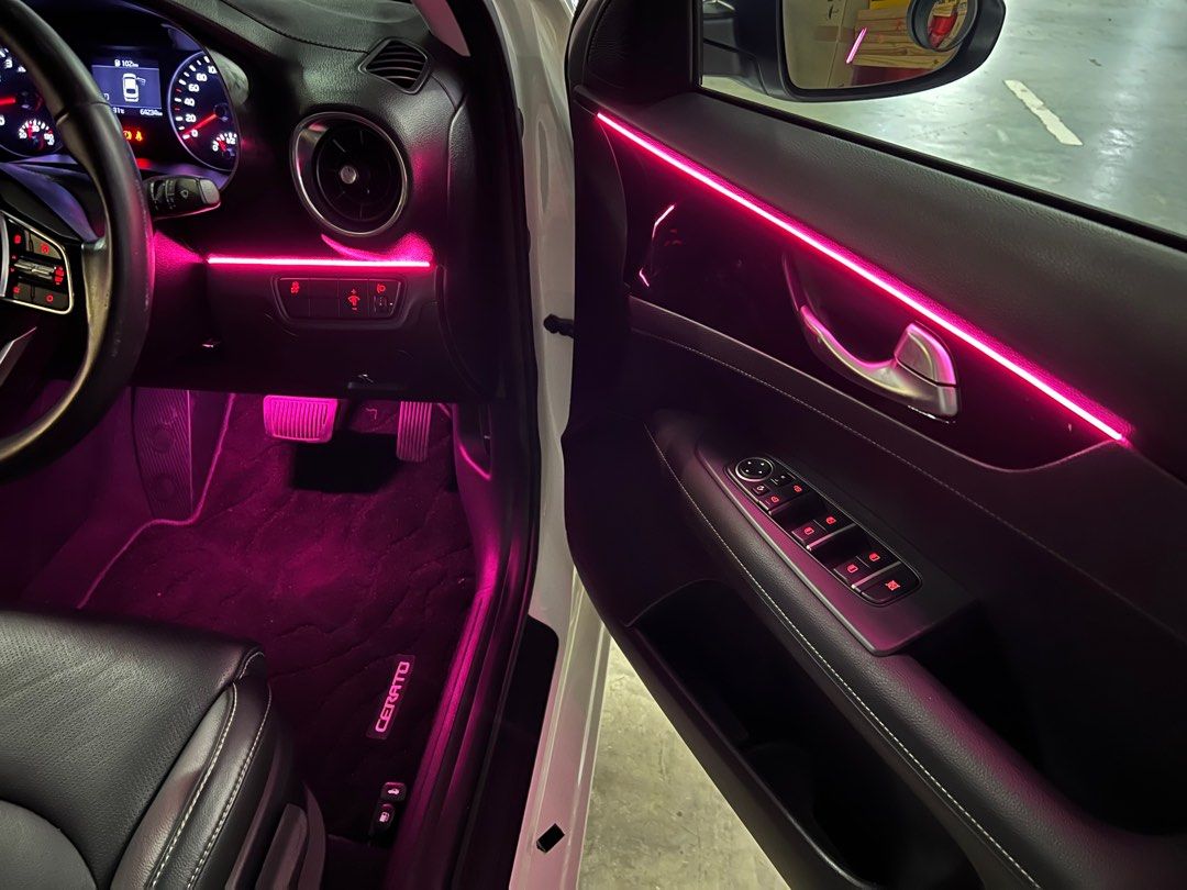 Kia Cerato Ambient Lighting |In-car cam|Audio System|Android Player ...