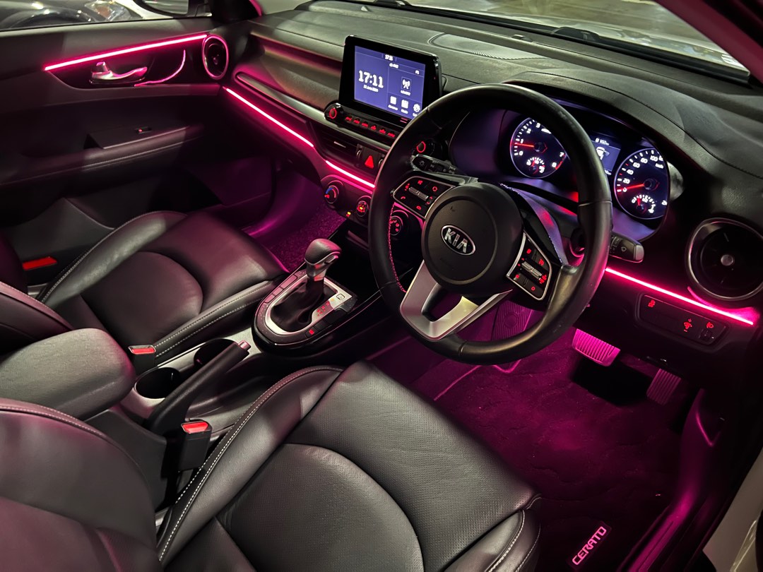 Kia Cerato Ambient Lighting |In-car cam|Audio System|Android Player ...
