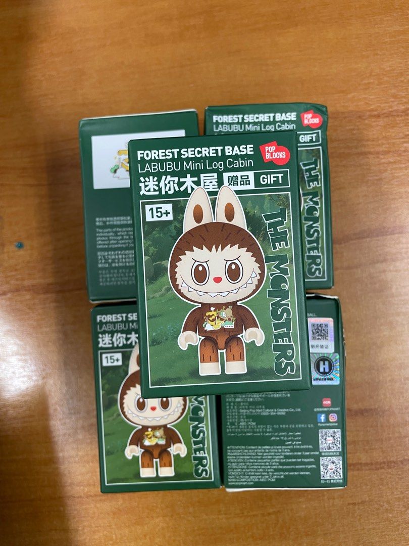 Labubu mini log cabin block, Hobbies & Toys, Toys & Games on Carousell