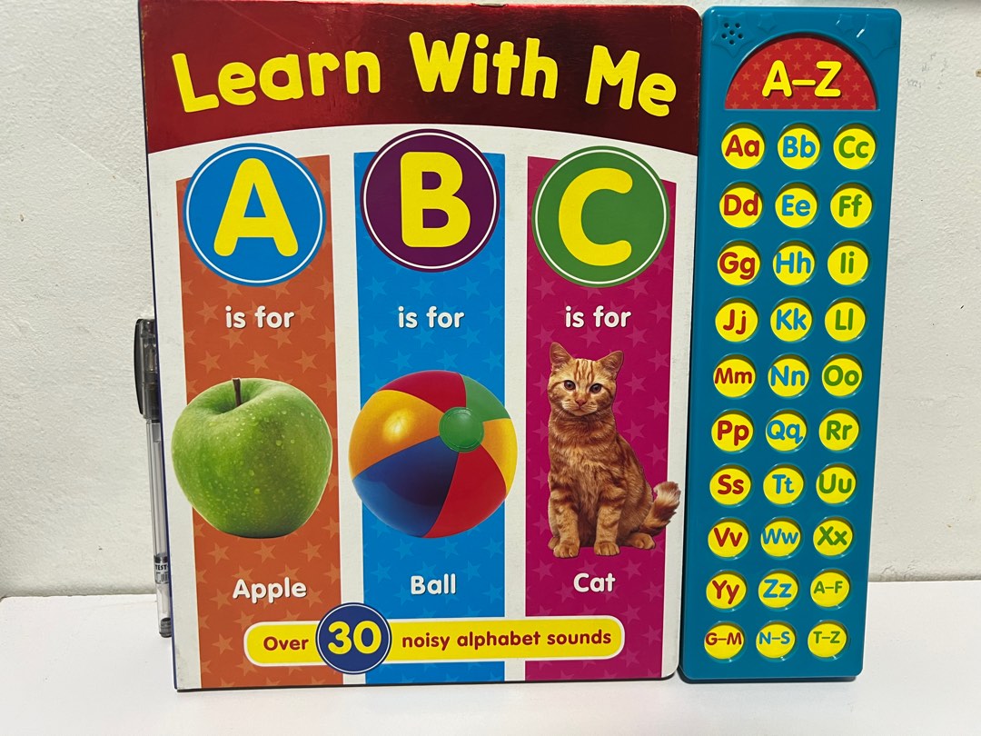 Learn with Me ABC (Sound Book), Hobbies & Toys, Books & Magazines ...