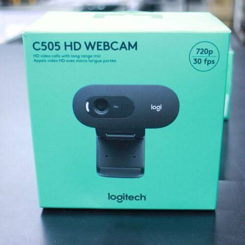 Logitech C505 HD WEBCAM HD webcam with 720p and long-range mic ...