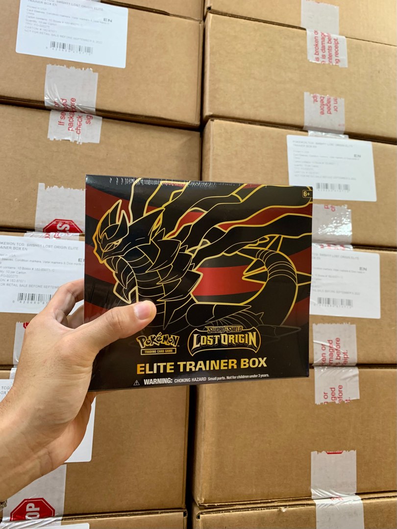 LOST ORIGIN ETB POKEMON TCG GIRATINA ALTERNATE ART BOOSTER PACKS ...