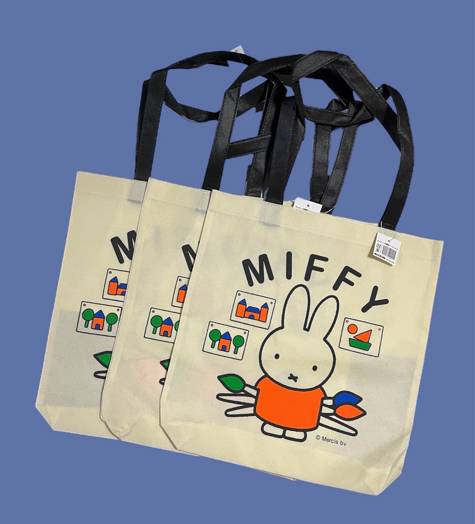 Miffy Eco Bag, Women's Fashion, Bags & Wallets, Tote Bags on Carousell