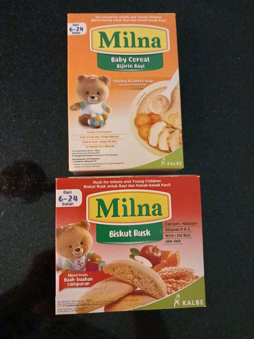 Milna baby cereal and biscuit rusk, Babies & Kids, Nursing & Feeding ...