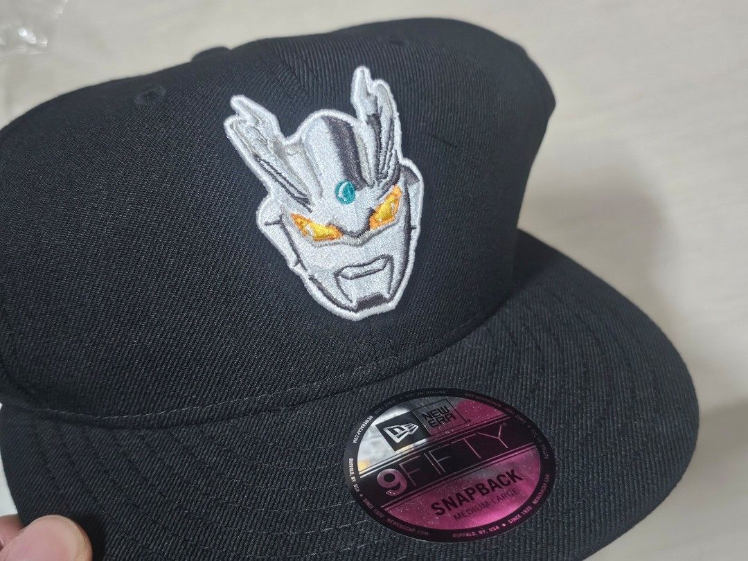 New Era x Ultraman Zero Patch Blue Hat 950 9fifty Snapback, 男裝, 手錶及配件 ...