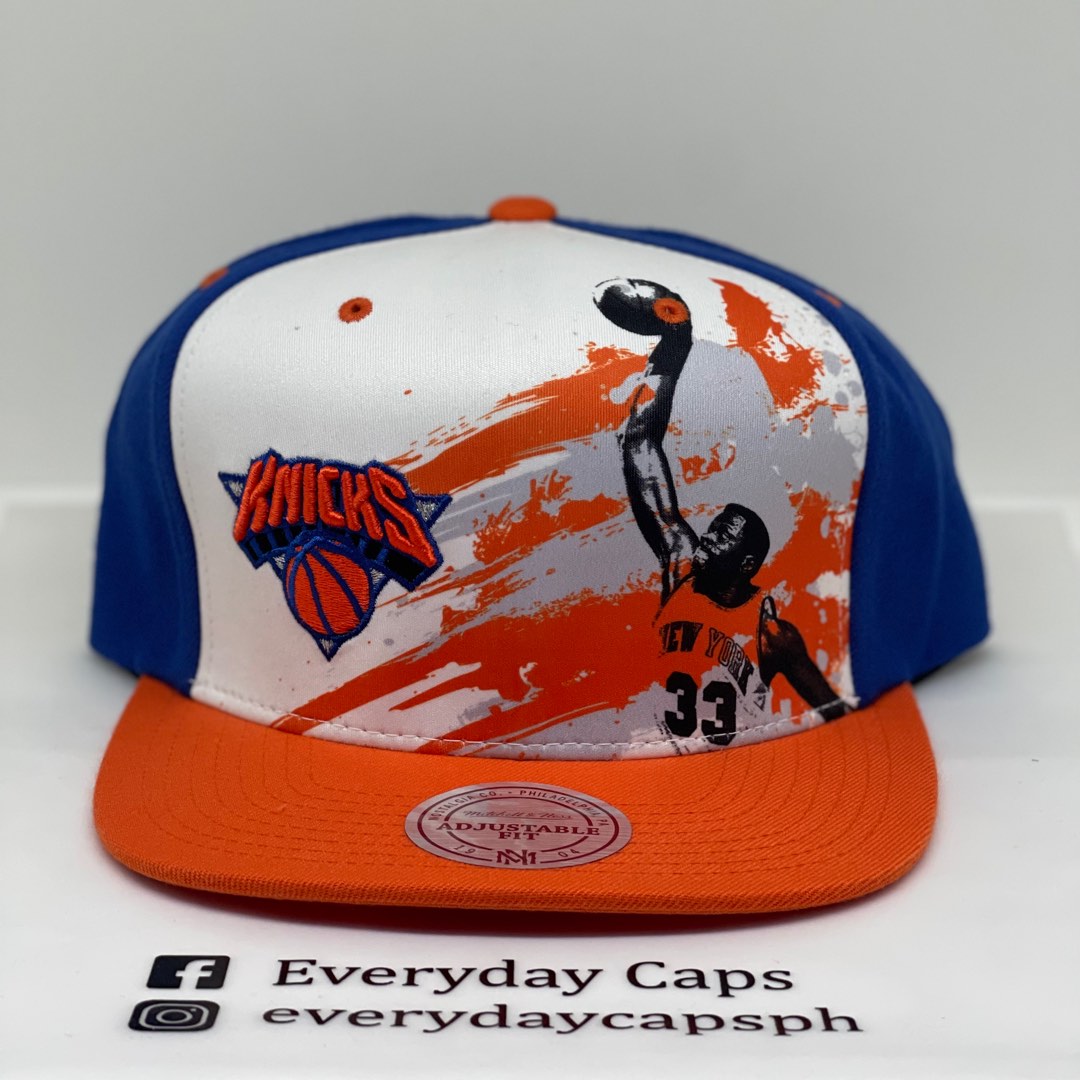 (RARE) New York Knicks (Made for Patrick Ewing) Cap by Mitchell & Ness ...