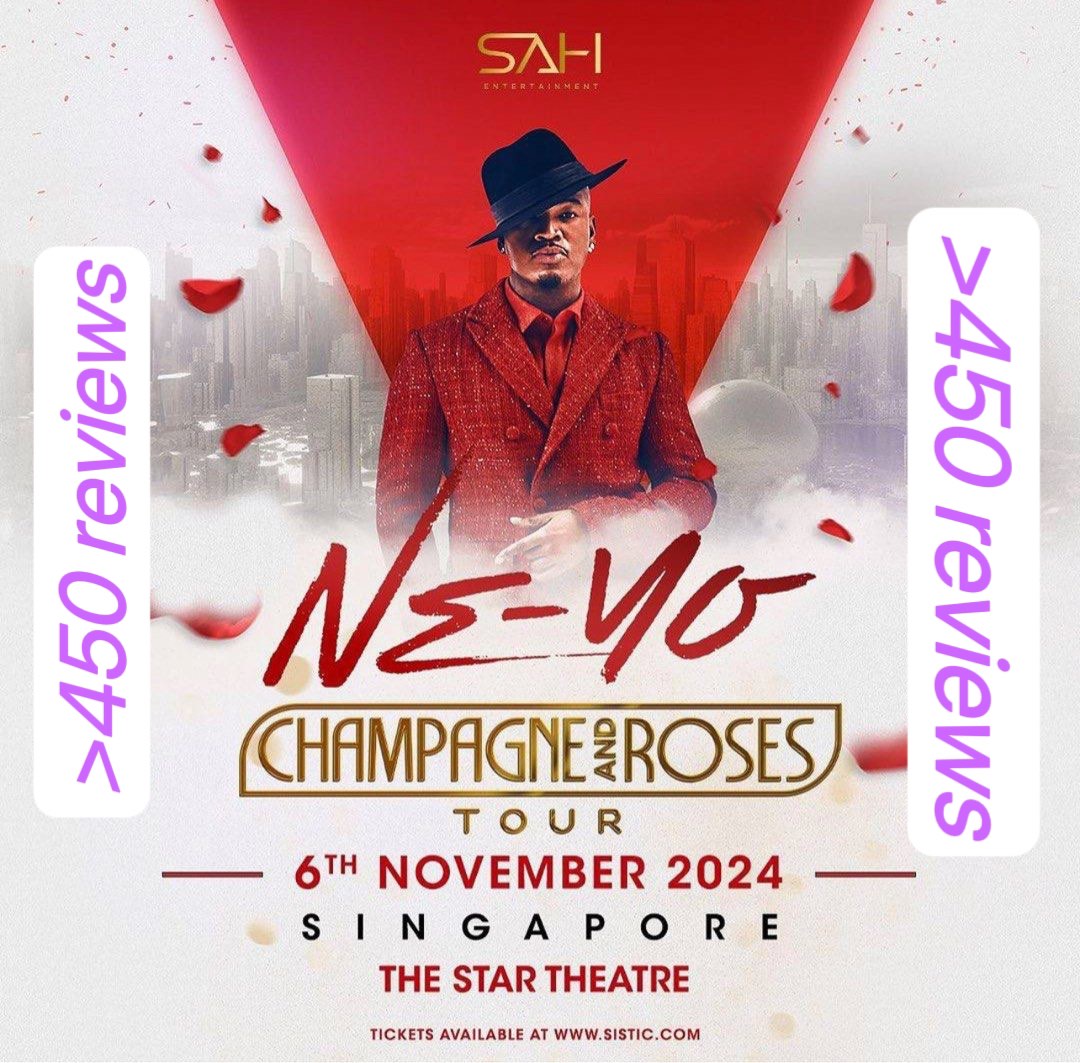 NE-YO Champagne & Roses Singapore Tour concert 2024 VIP Diamond ...