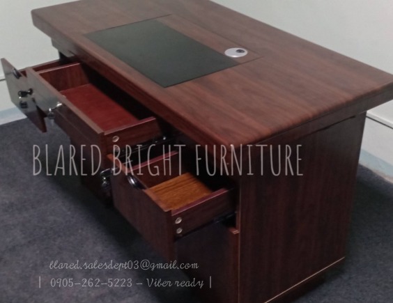 Office Table : 6 drawers with 3 safety lock | 140W x 70D cm | Office ...