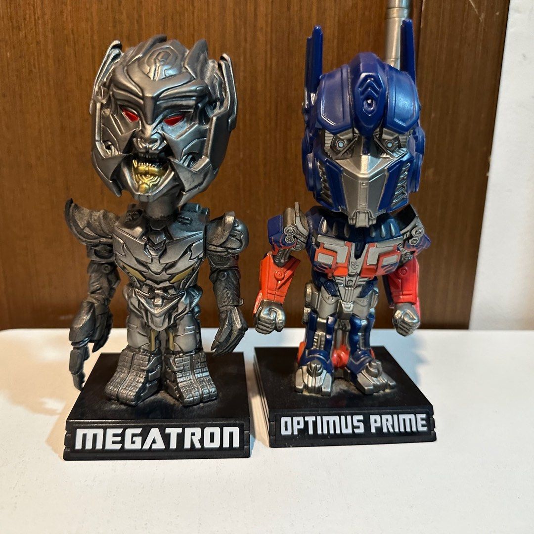 Optimus Prime & Megatron Bobblehead Revenge of the Fallen Wacky ...