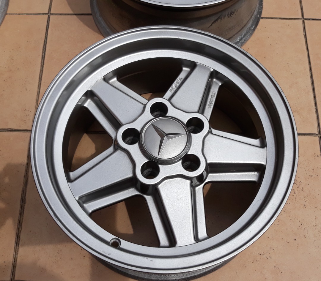 Original RONAL Rims/Wheels 15" for Classic Mercedes, Auto Accessories ...