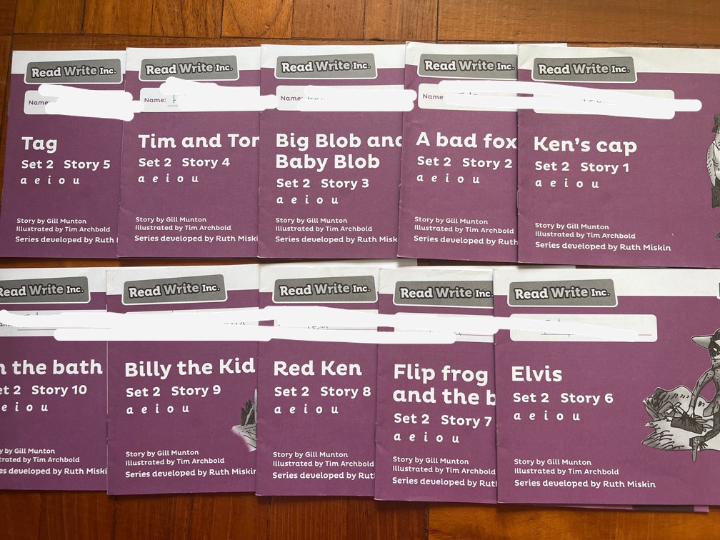 Oxford Read Write Inc (Set2 purple) 1-10, 興趣及遊戲, 書本 & 文具, 教科書 - Carousell