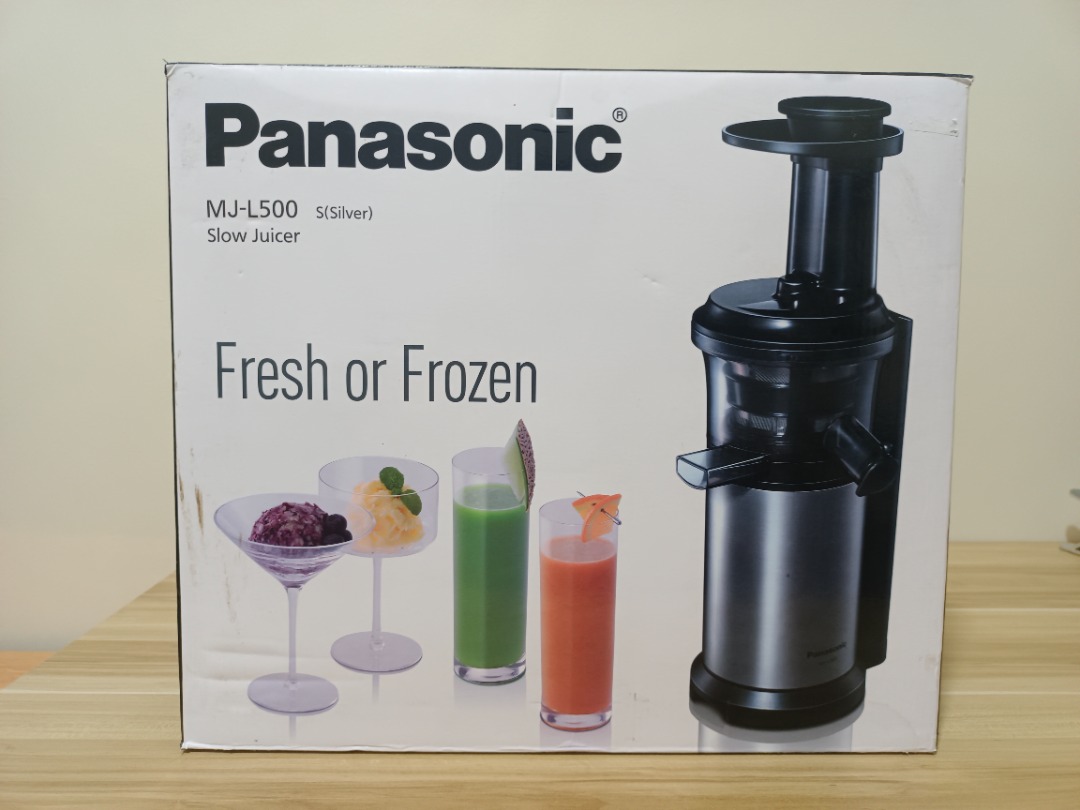 Panasonic MJ-L500 Fruit Slow Juicer, TV & Home Appliances, Kitchen ...