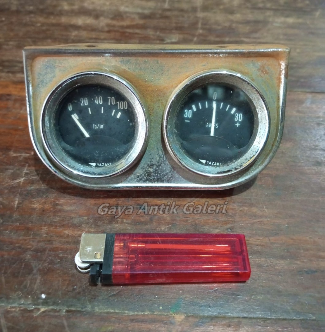 Part Classic Car YAZAKI Volt & Ampere Meter, Aksesoris Mobil di Carousell