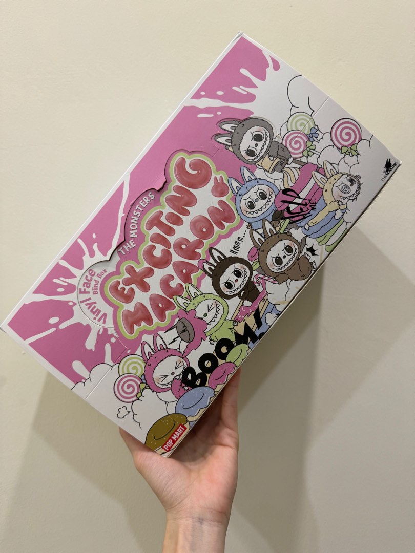 Popmart Labubu The Monsters Exciting Macarons Series Blind Box, Hobbies ...
