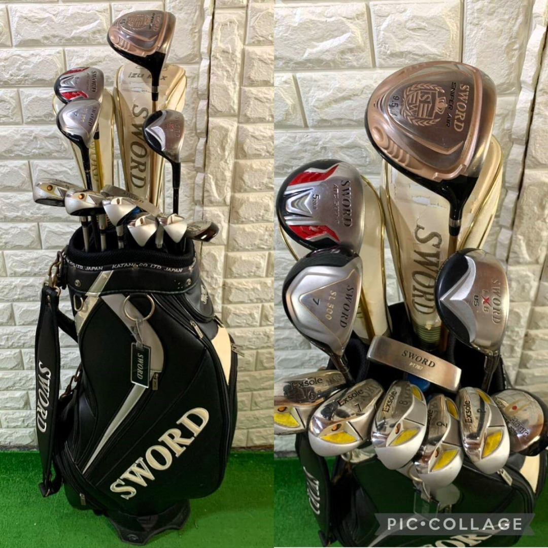 RARE BRAND!!! KATANA SWORD Golf Set with Matching Bag, Sports Equipment ...