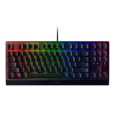 RAZER BLACKWIDOW CHROMA V3 TENKEYLESS MECHANICAL GAMING KEYBOARD (GREEN ...
