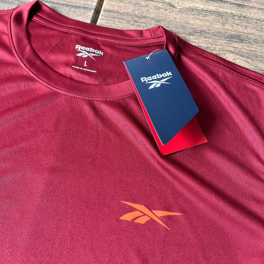 Reebok Running Original PT MAP, Fesyen Pria, Pakaian , Atasan di Carousell