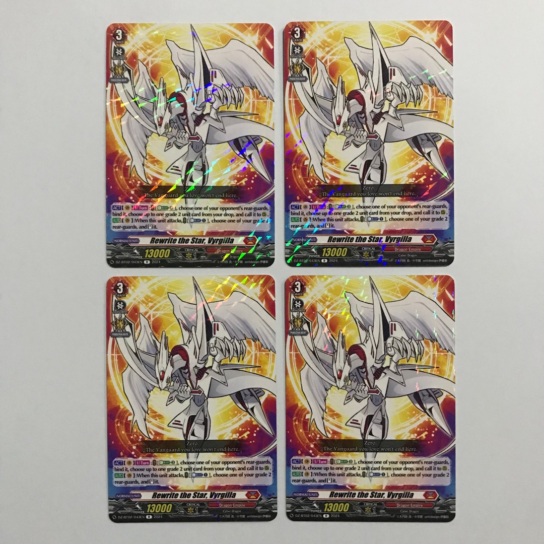 Rewrite the star, Vyrgilla Playset Cardfight Vanguard, Hobbies & Toys, Toys & Games on Carousell