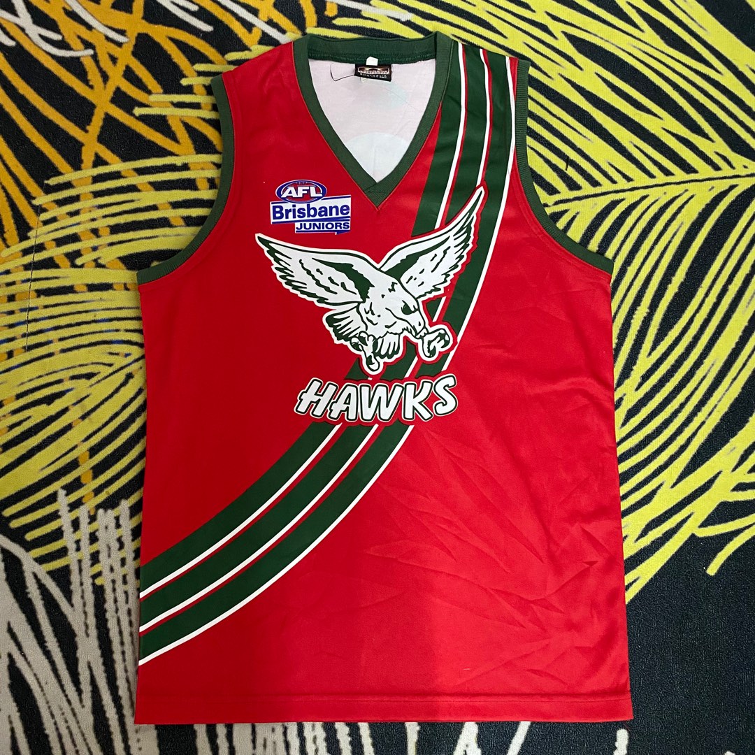 Rugby Jersey AFL Hawks, Men's Fashion, Tops & Sets, Tshirts & Polo ...