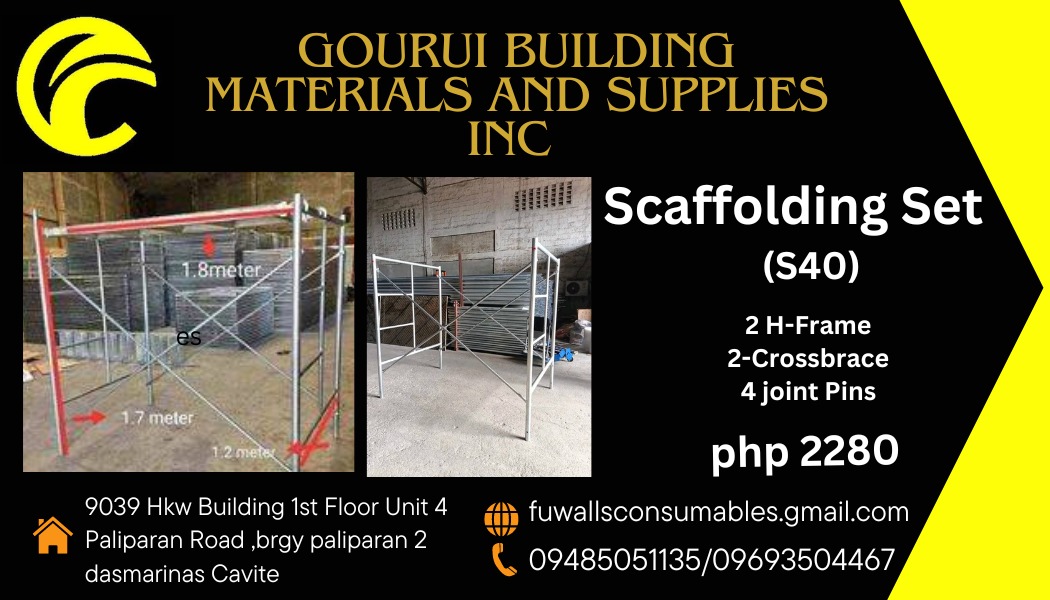 Scaffolding set (s40), Commercial & Industrial, Construction & Building ...