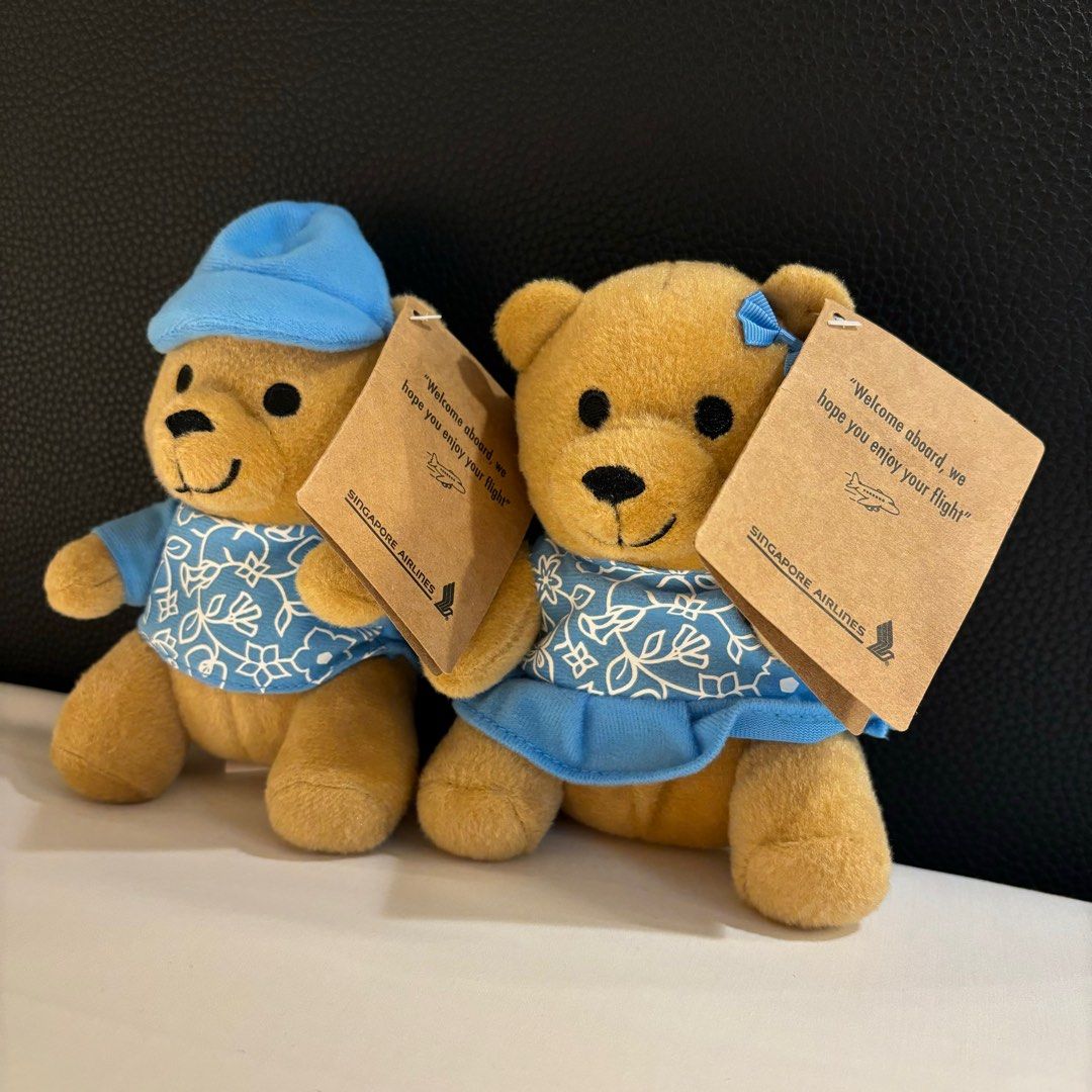 SIA SQ Singapore Airlines Batik Teddy Bear, Hobbies & Toys, Memorabilia ...