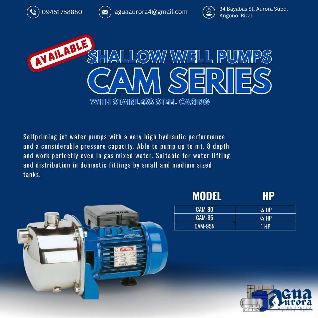 SPERONI CAM SERIES WITH STAINLESS STEEL CASING, Furniture & Home Living, Gardening, Hose and ...
