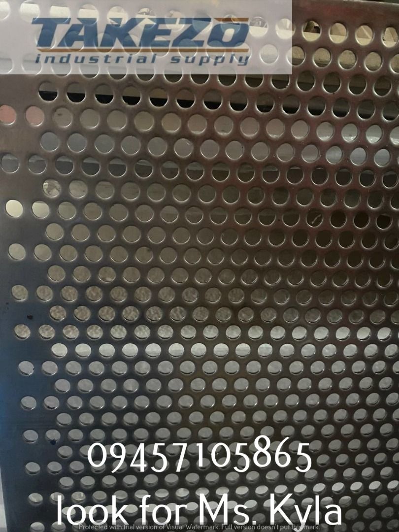 Ss Perforated Sheet, Commercial & Industrial, Construction Tools ...