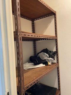 Full Metal White Boltless Storage Rack for BTO HDB Bombshelter ...