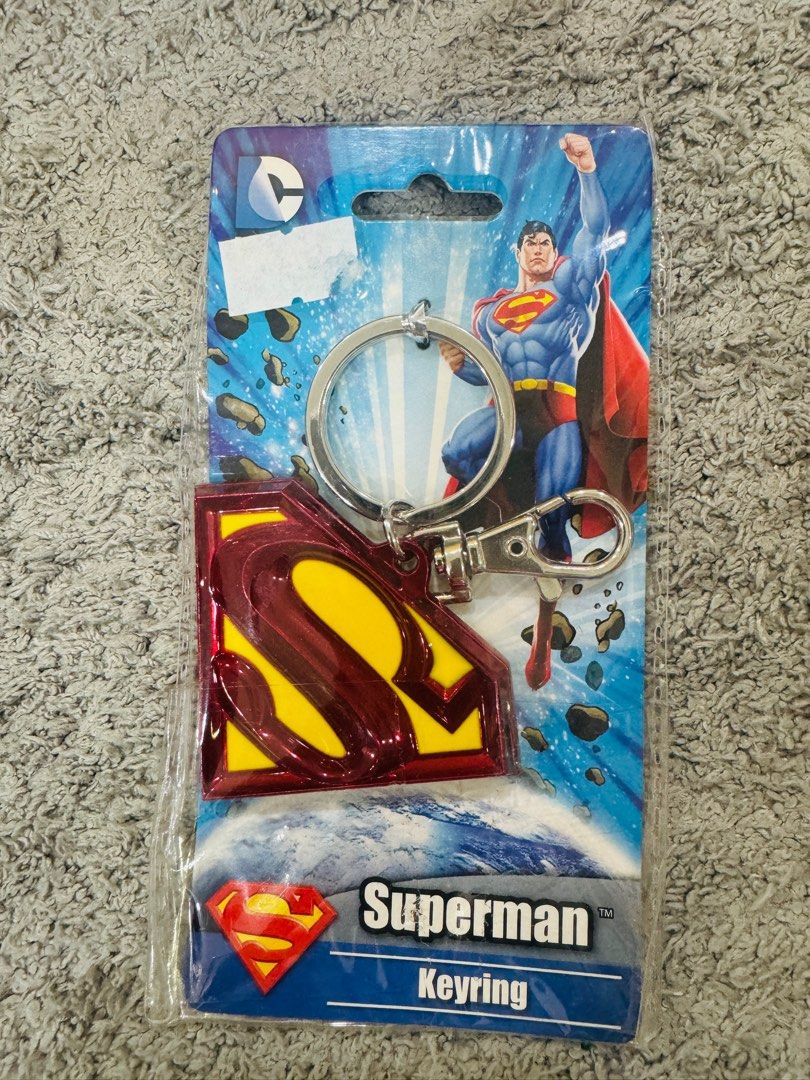 Superman Keychain, Hobbies & Toys, Toys & Games on Carousell