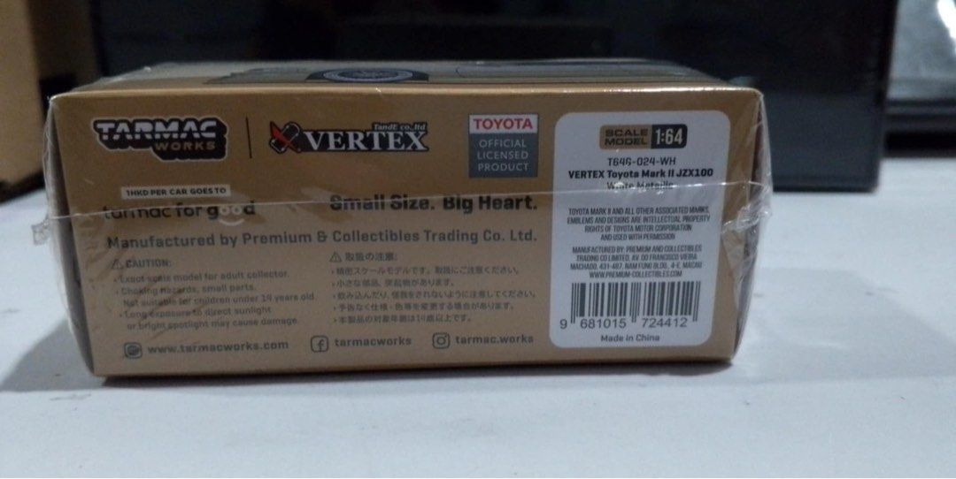 Tarmac Vertex Toyota Mark II Jzx100, Hobbies & Toys, Toys & Games on ...