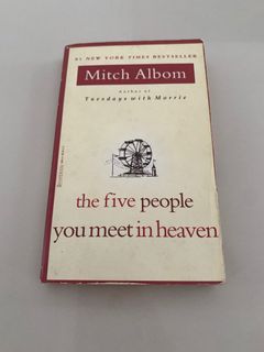2 Mitch Albom Books for $6 : The Five 5 People You Meet in Heaven + For ...