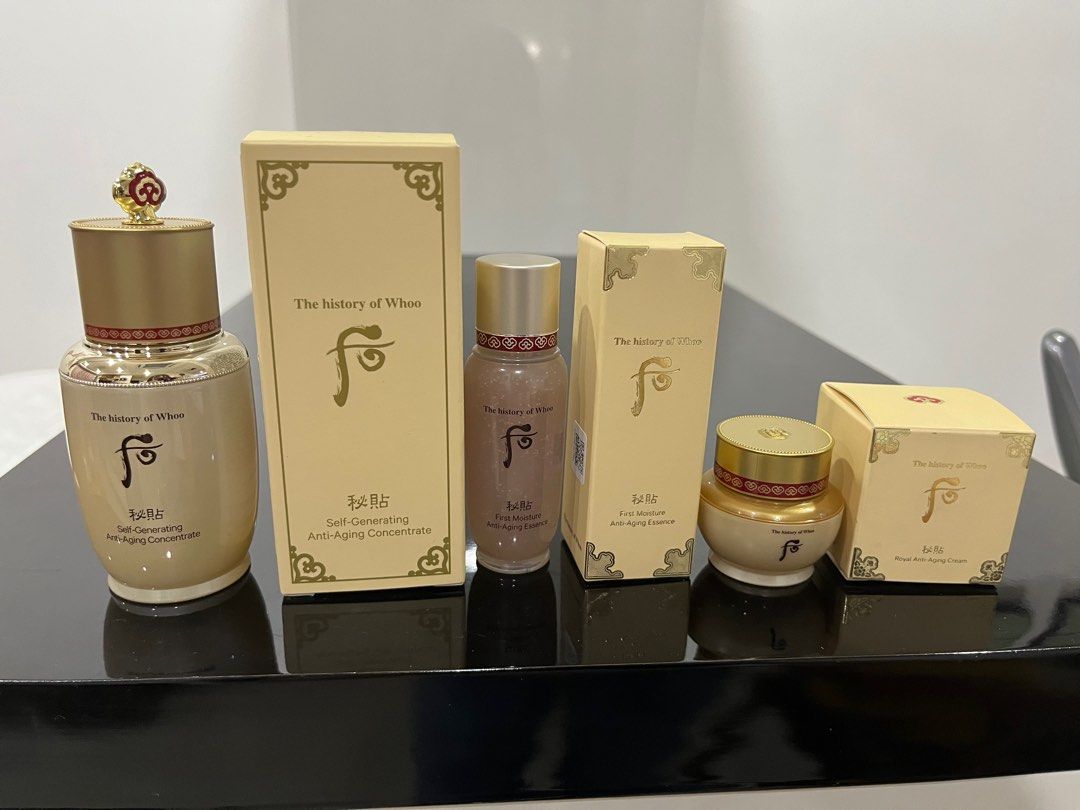 The history of Whoo face care set , Beauty & Personal Care, Face, Face ...
